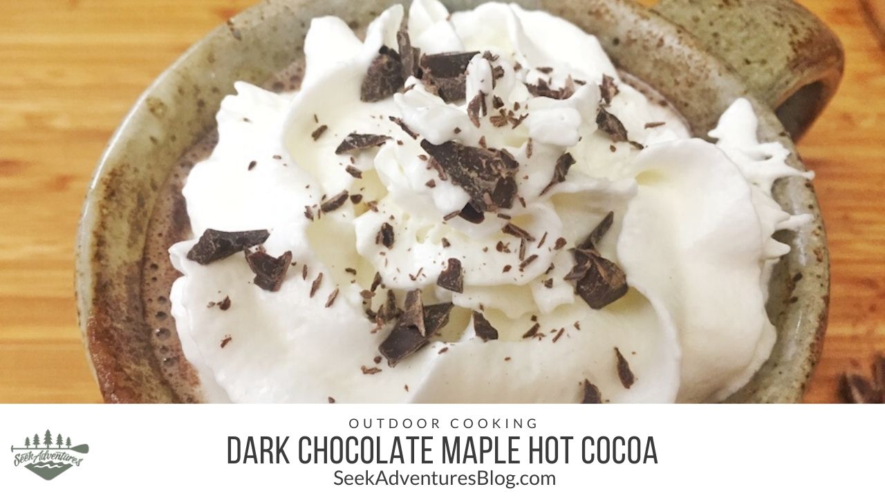 Dark Chocolate Maple Hot Cocoa