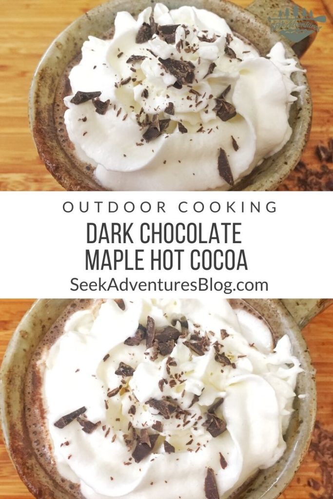 Dark Chocolate Maple Hot Cocoa