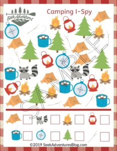 Kids Camping Activity Pack for PreK - 1st Grade | Seek Adventures Blog