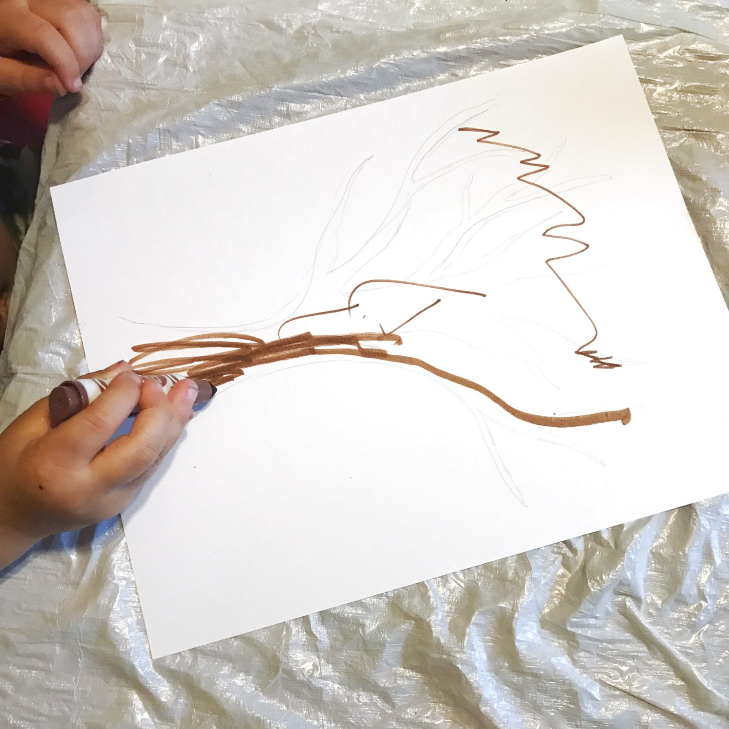Easy Fall Tree Painting for Kids
