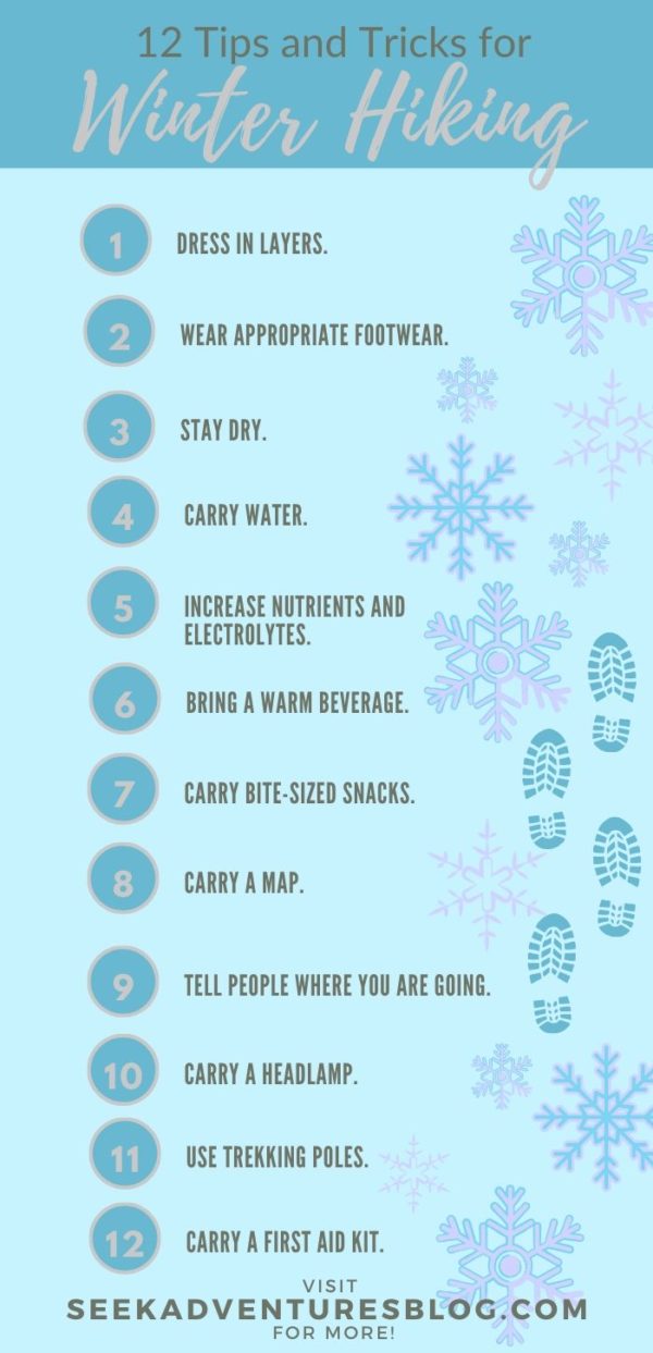 12 Helpful Tips and Tricks for Winter Hiking