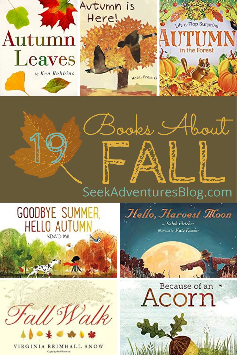 19 Books about Fall for Outdoor Loving Kids